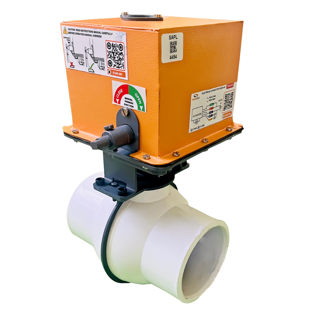 Motorized Ball Valve - PVC / UPVC / CPVC | Sensoware
