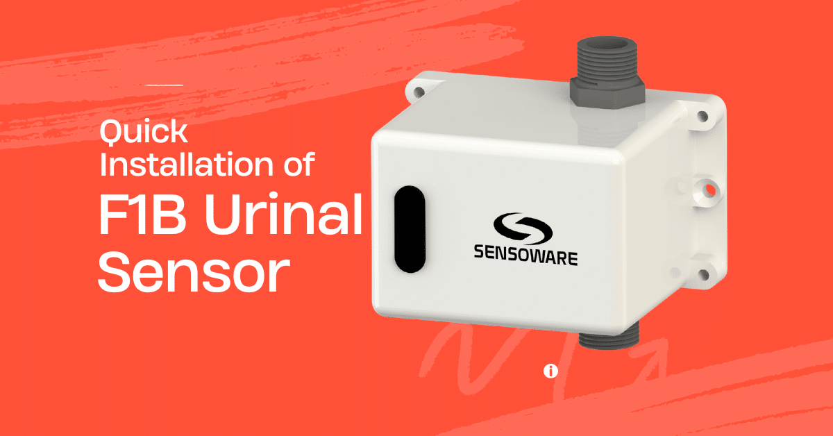 F1B Urinal Sensor Installation Manual | Sensoware