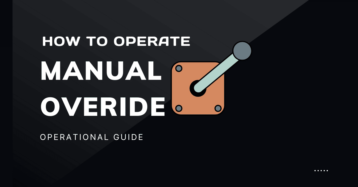 How to use Manual Override for Motorized Valve V2 | Sensoware
